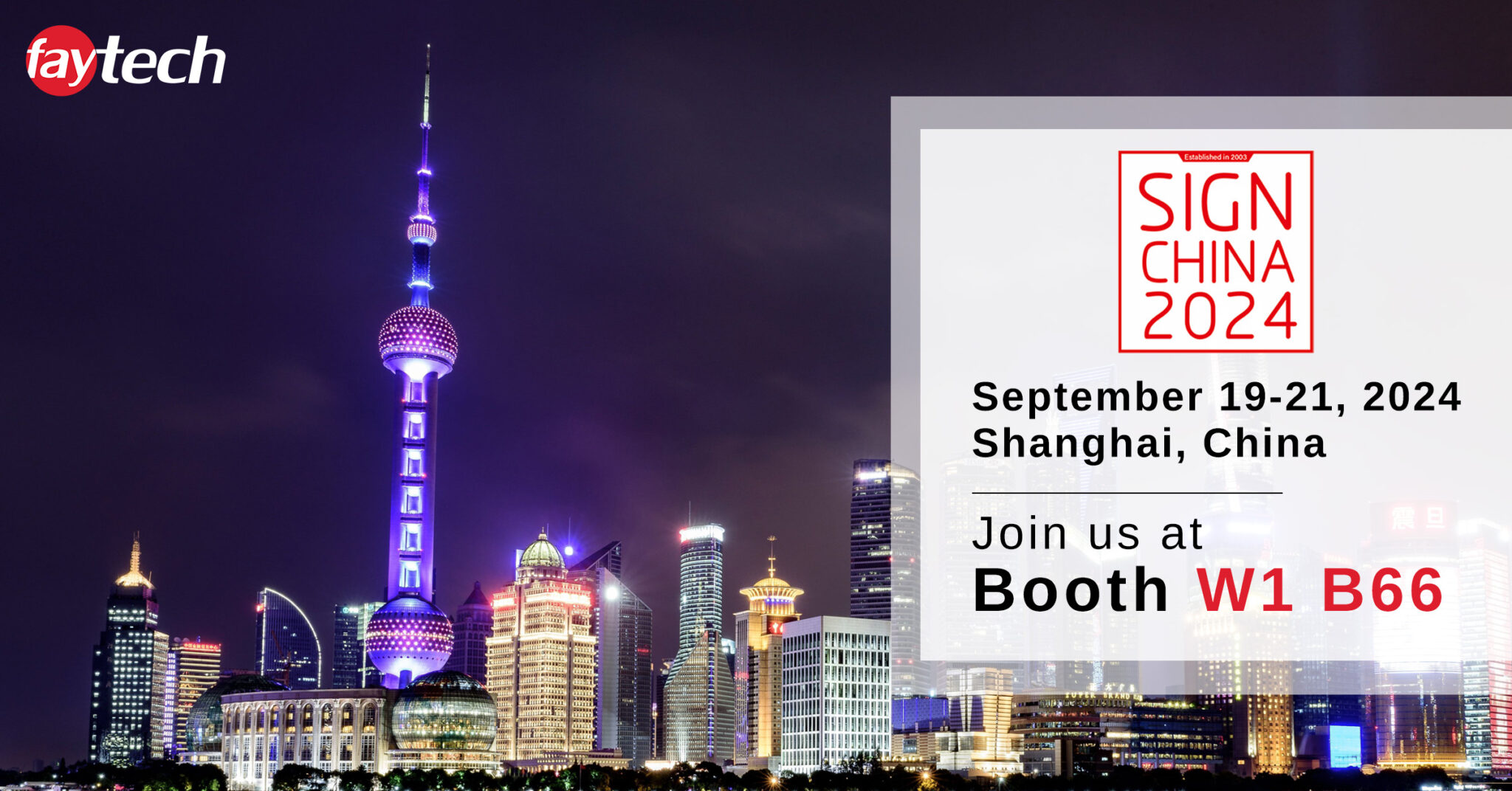 faytech at SIGN CHINA in Shanghai 2024 | faytech News
