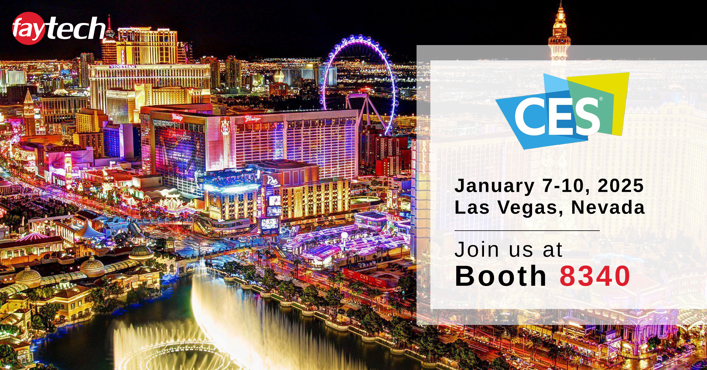 CES 2025 in Las Vegas | faytech
