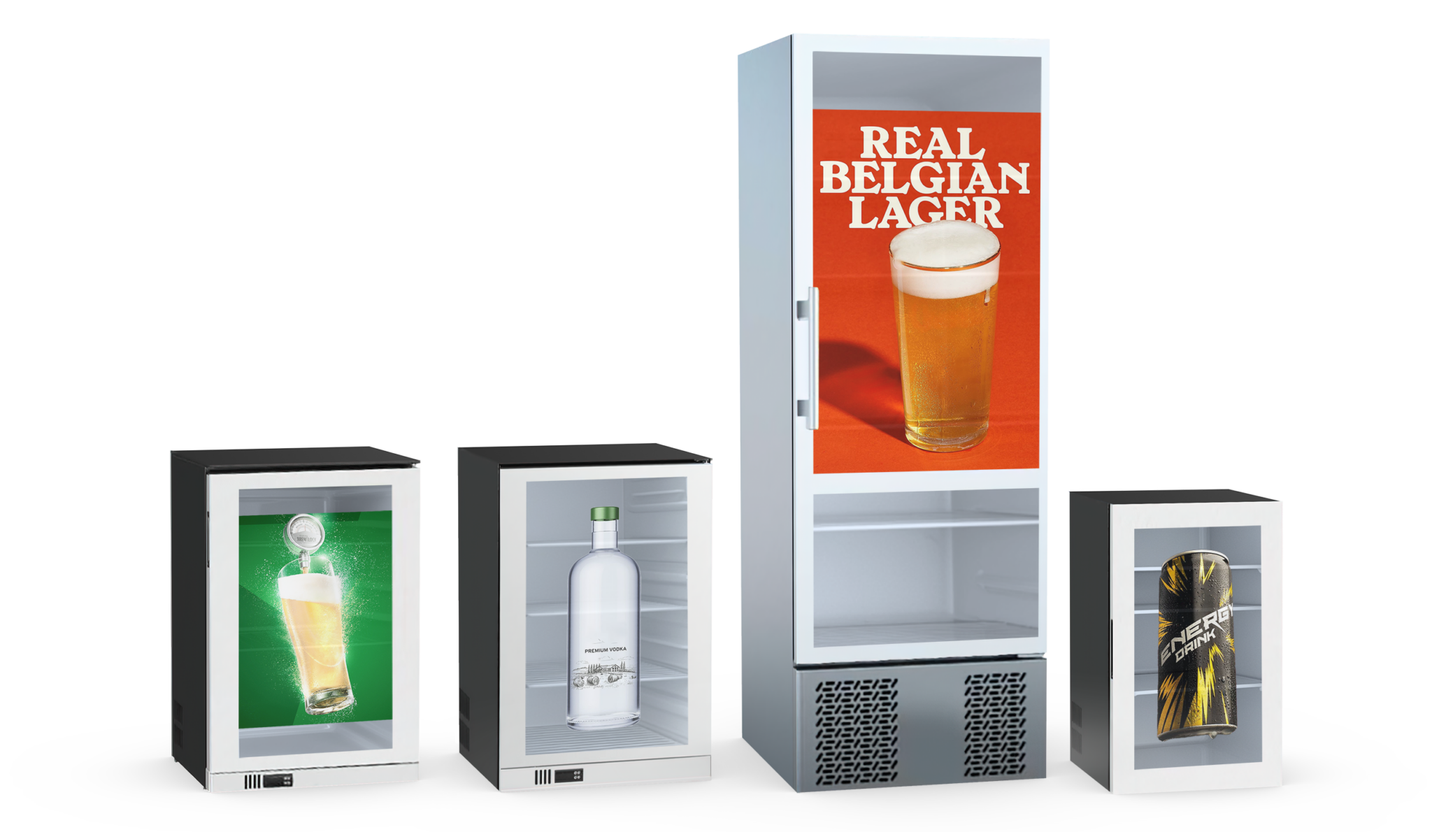 Transparent LCD Cooler Solutions | Redefine Retail Displays