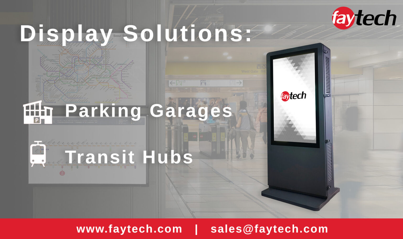 Parking Garage Display Solutions | faytech